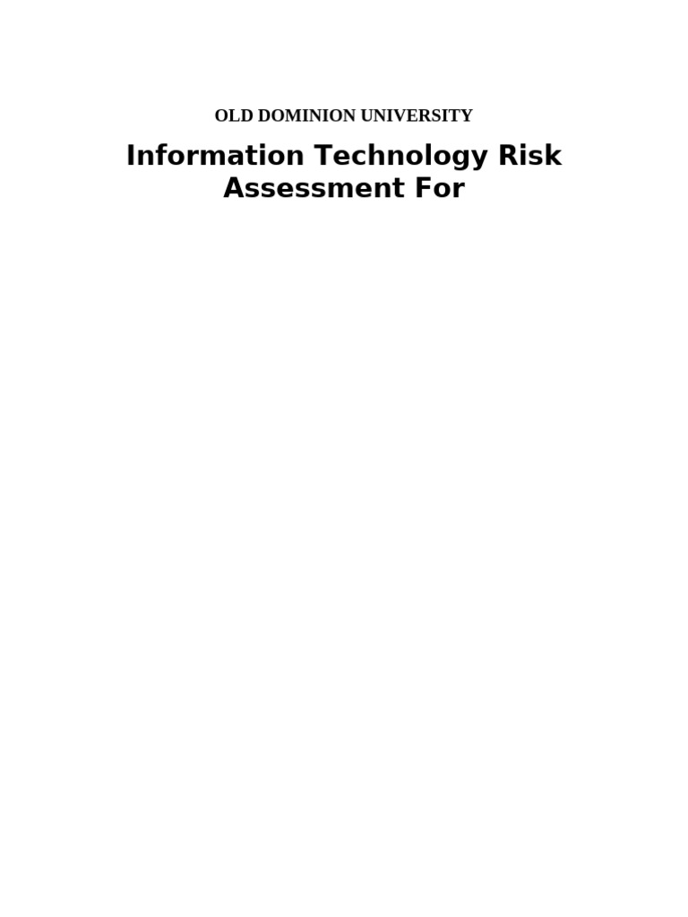 System Risk Assessment Template | PDF | Information Security | Security
