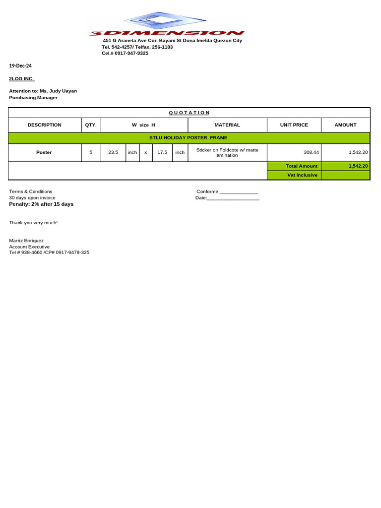 Stlu Holiday Poster Frame | PDF