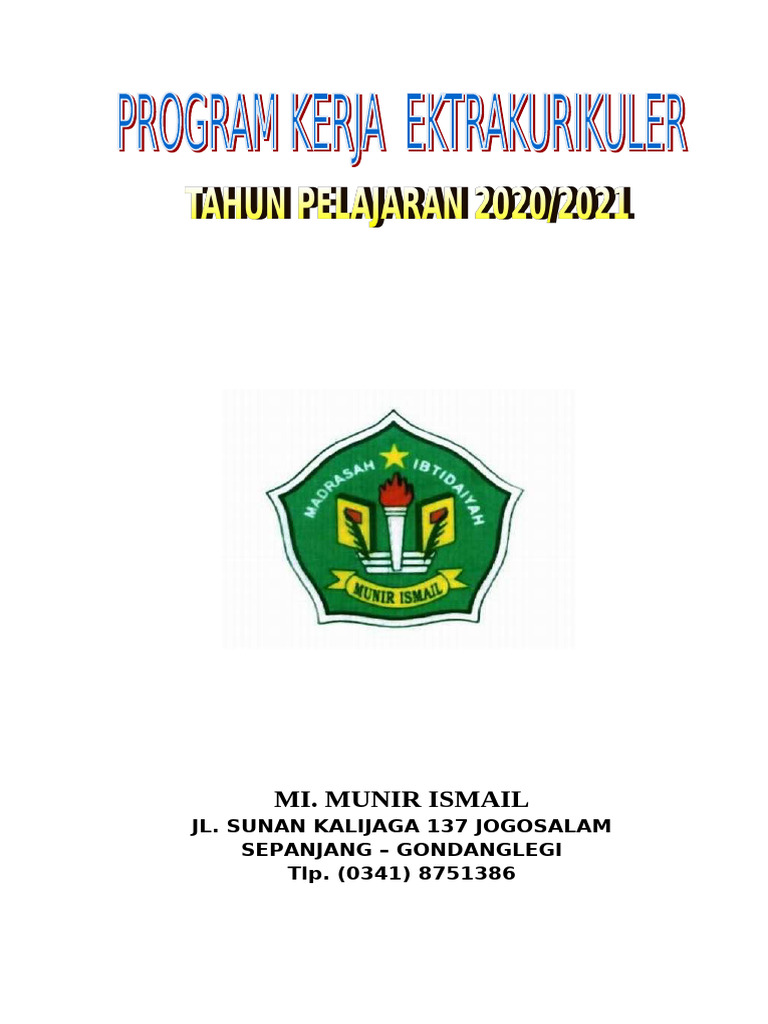 Program Ekstrakurikuler 2020 | PDF