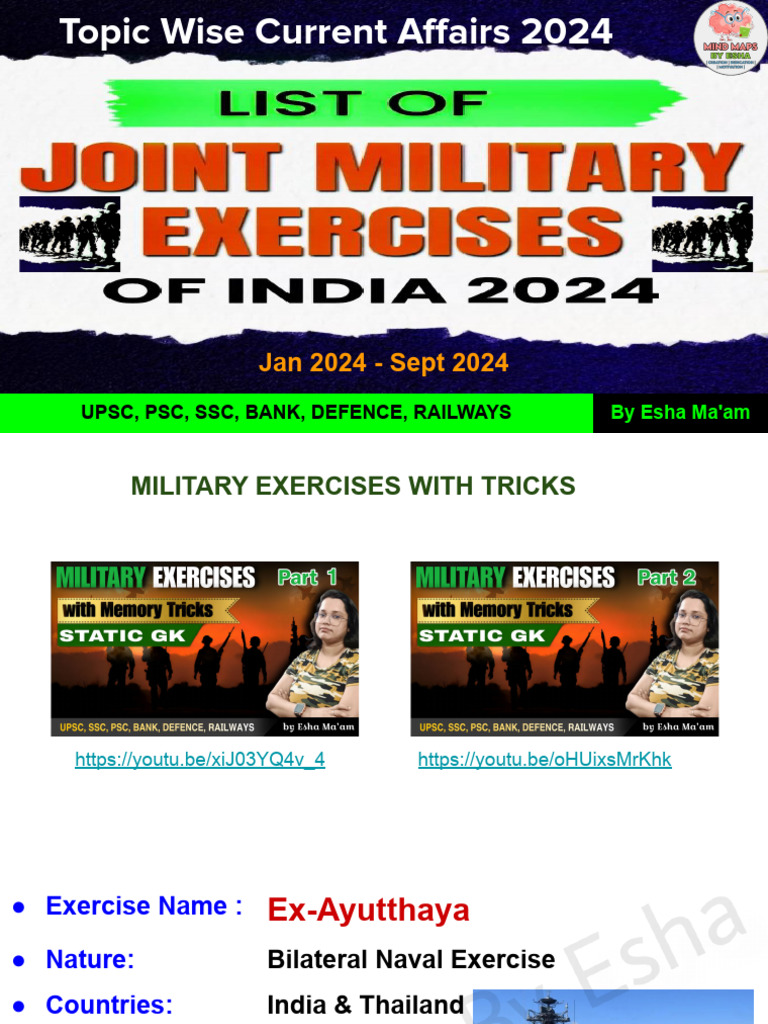 2024 Military Exercises | PDF | Tamil Language | Military Branches