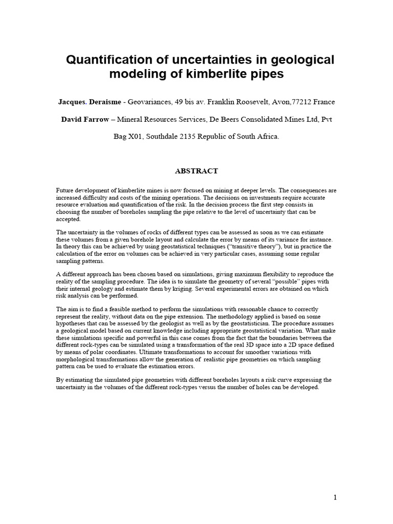 Quantification of Uncertainties | PDF | Errors And Residuals | Estimator