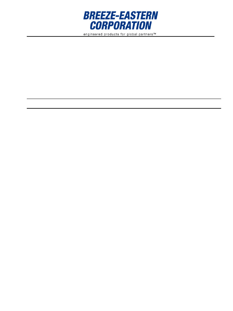 Breeze Eastern Hoist - 103056 | PDF | Electrical Connector | Wire