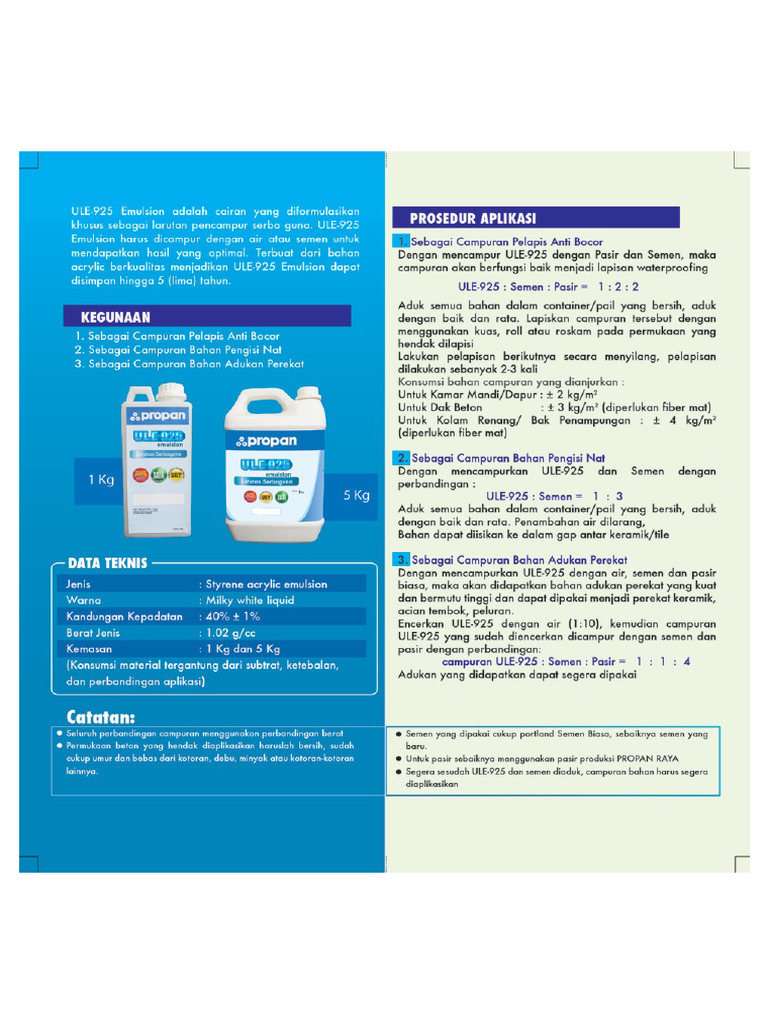 Brosur ULE Dalam | PDF