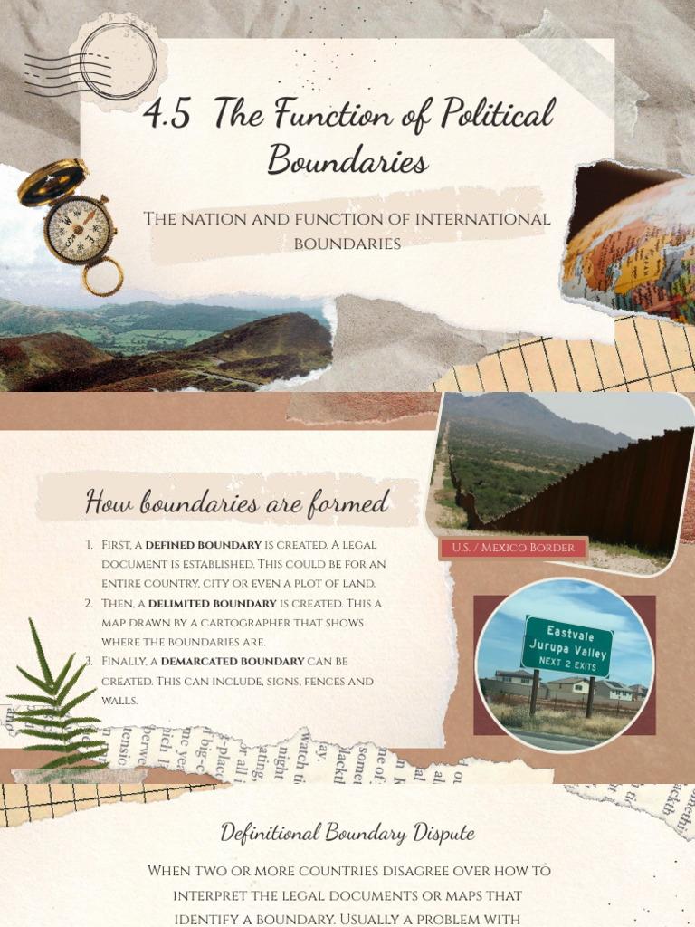 Nature and Function of Boundaries | PDF | Exclusive Economic Zone ...