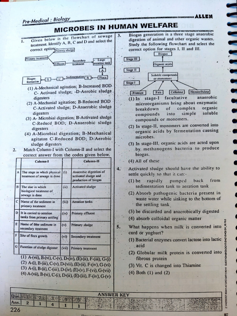 Biotech 1,2 + Microbe | PDF | Anaerobic Digestion | Molecular Cloning
