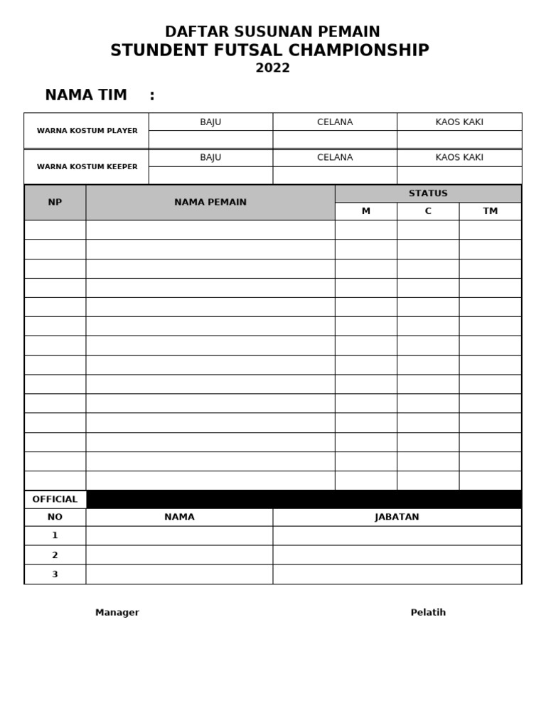 Dsp & Laporan Futsal | PDF