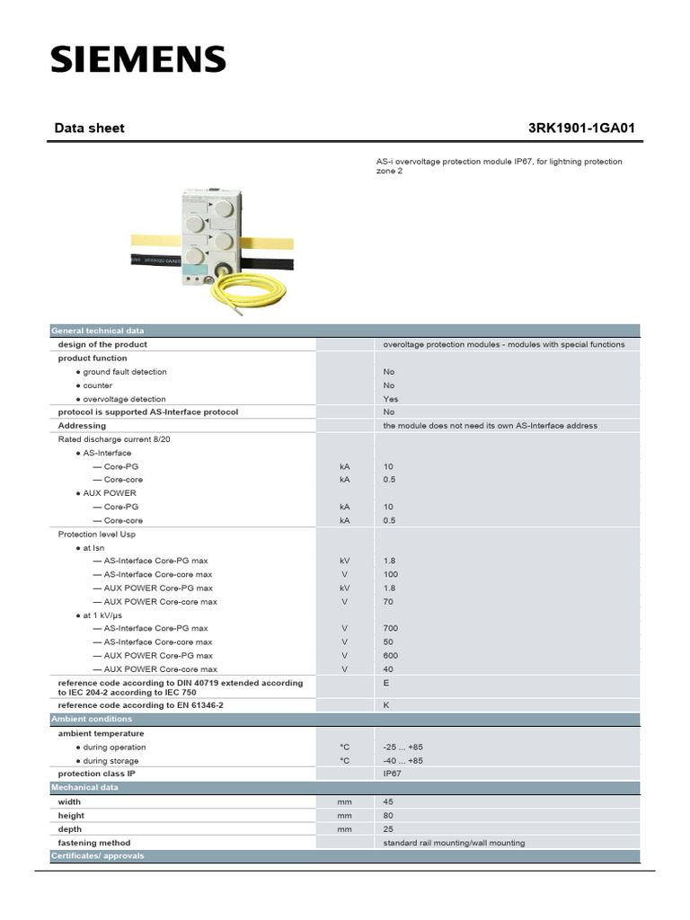 3RK19011GA01 Datasheet en | PDF | Computing | Electrical Engineering