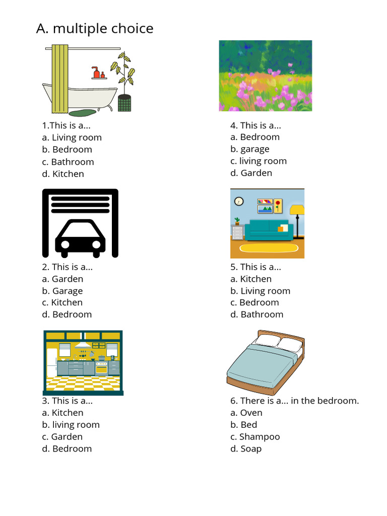 Home Room Identification Quiz | PDF