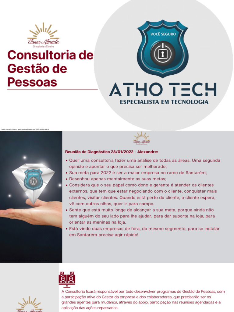 Proposta ATHO TECH | PDF | Gestão de recursos humanos | Business