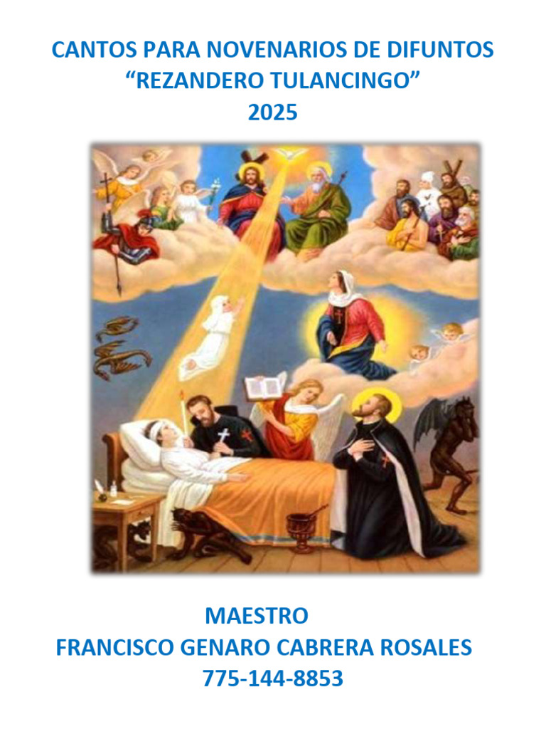 Cantos para Novenarios de Difuntos Nuevo 28 Cantos | PDF | María, madre de Jesús | Oración