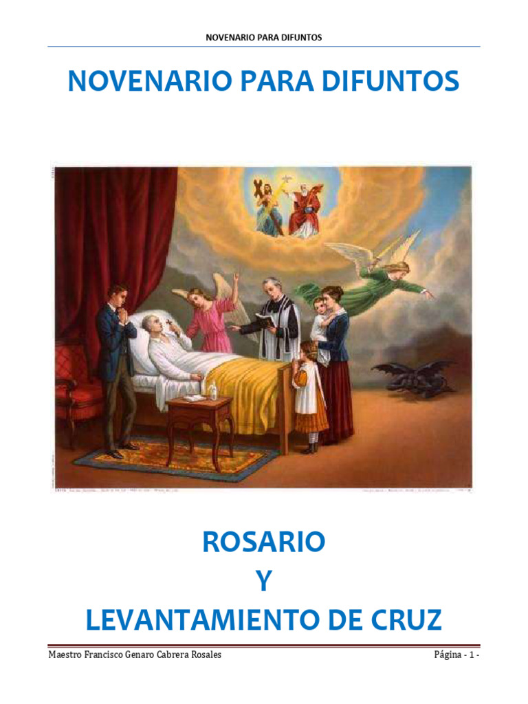 Novenario para Difuntos: Oraciones y Significado | PDF | María, madre ...