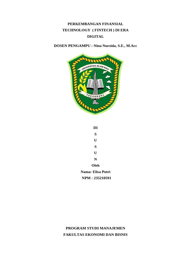 Elisa Putri (235210591) Literasi Data 0 Teknologi | PDF