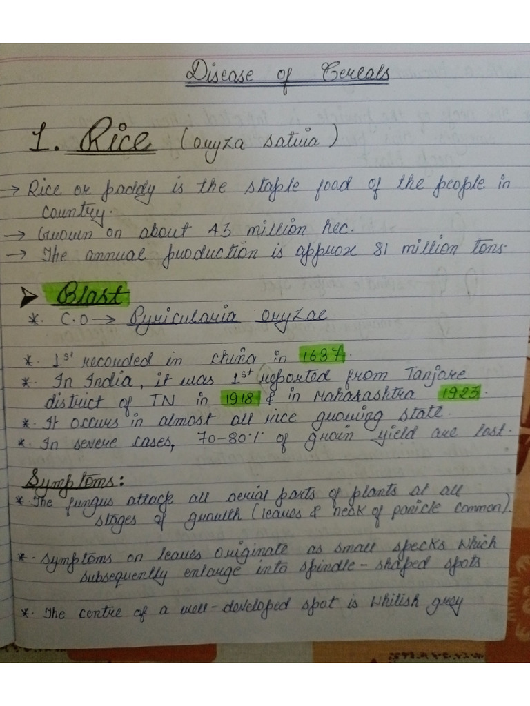 PLPT Disease Blast Notes | PDF