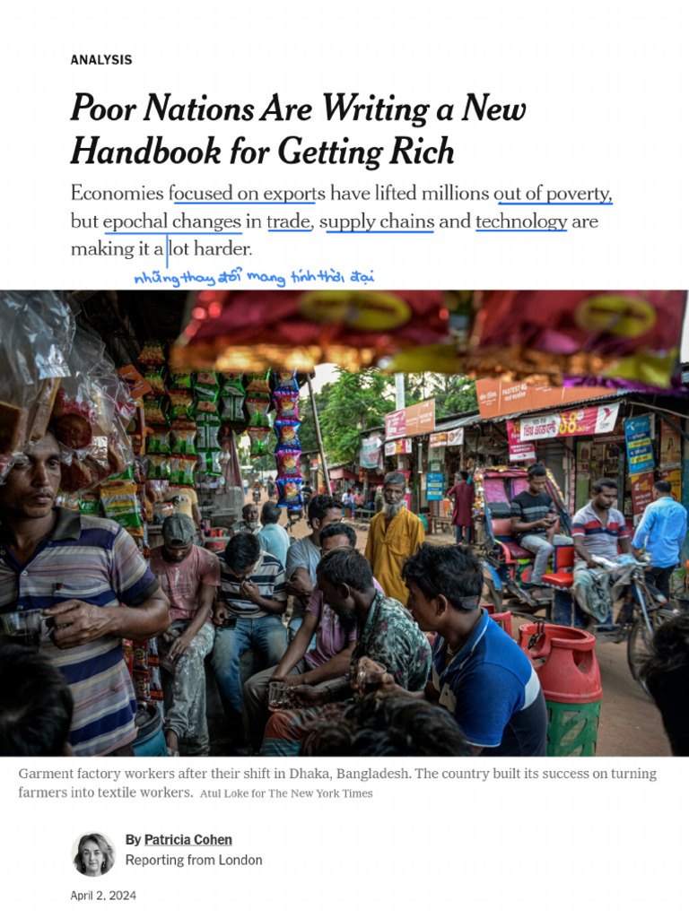 Poor Nations Are Writing A New Handbook For Getting Rich?? | PDF