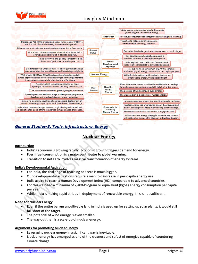 Nuclear Energy | PDF | Nuclear Power | Climate Change