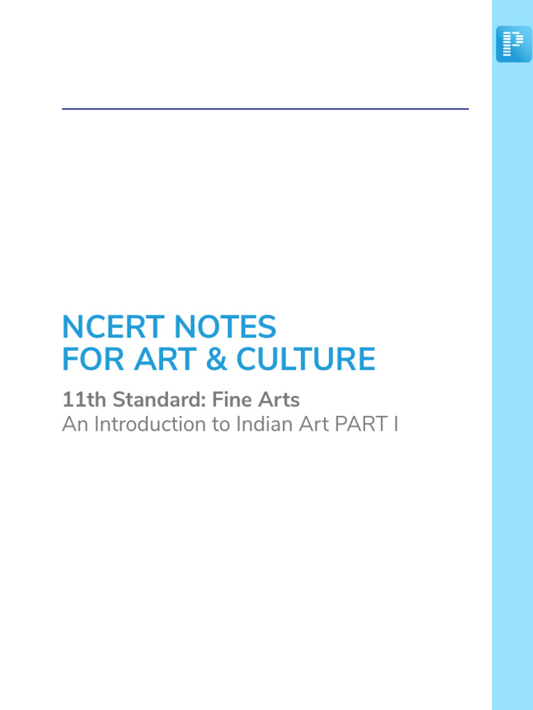 11th Standard Part - 1_Art and Culture | PDF
