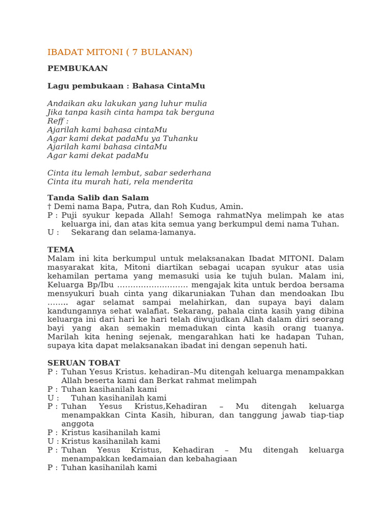 IBADAT 7 BULANAN | PDF