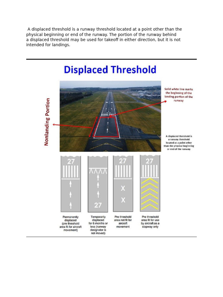 Displaced Threshold | PDF
