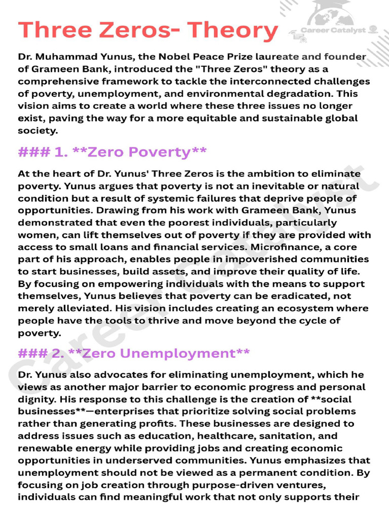 Three Zeros Theory | PDF