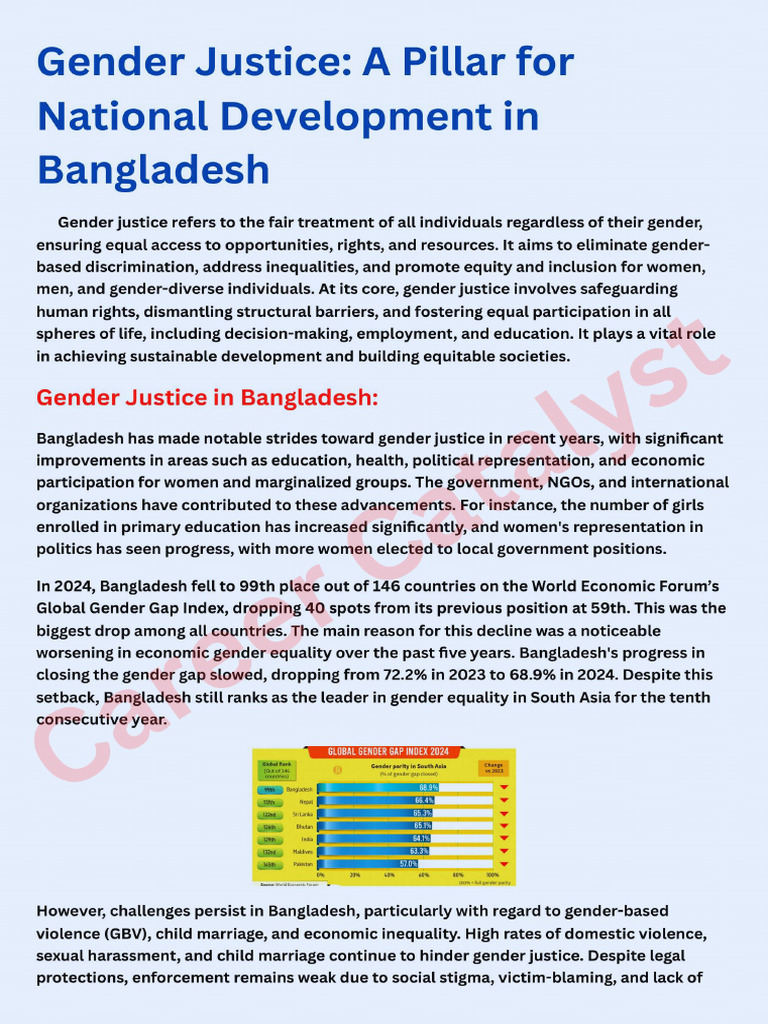 Gender Justice | PDF