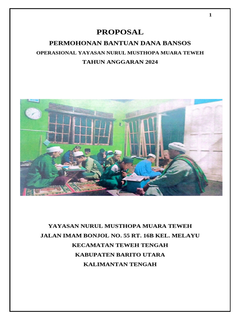 Bansos Permohonan 2024 | PDF