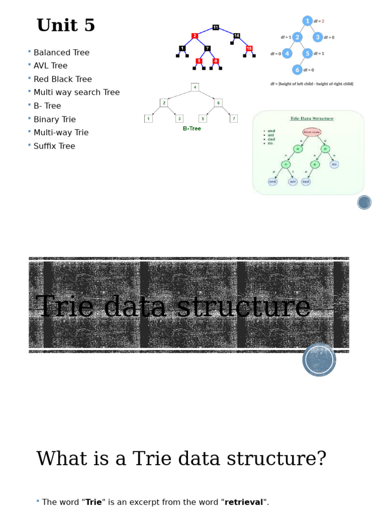 unit5_trie | PDF | Algorithms And Data Structures | Computer Data