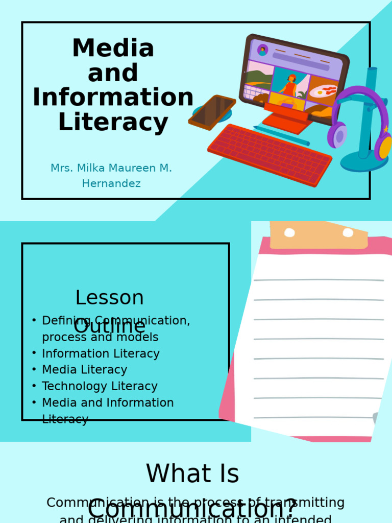 Intro-to-Media-Literacy-Literacy | PDF | Information | Communication