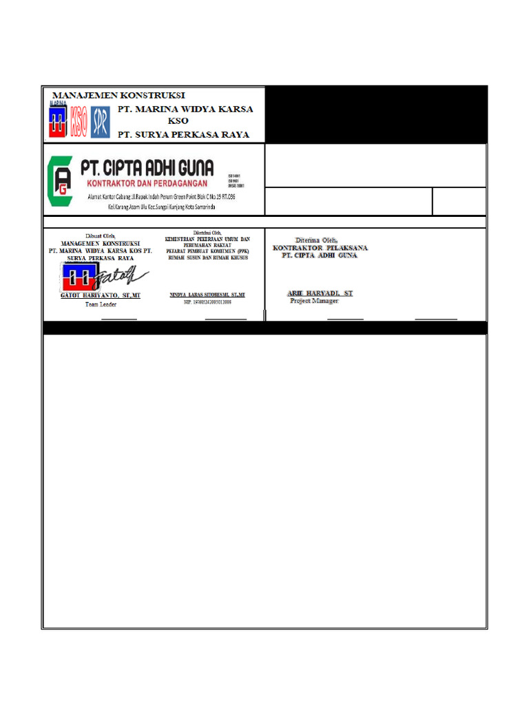 Site Instruksi Rusun Kodam | PDF