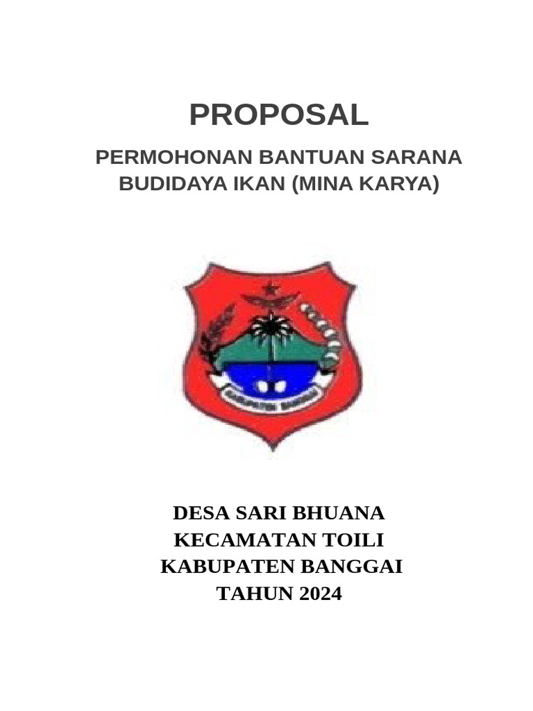 Proposal perikanan mina sari | PDF