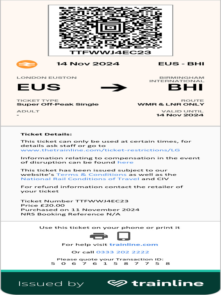 TICKET IDA | PDF