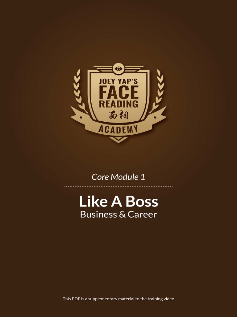(CM1) Like A Boss | PDF