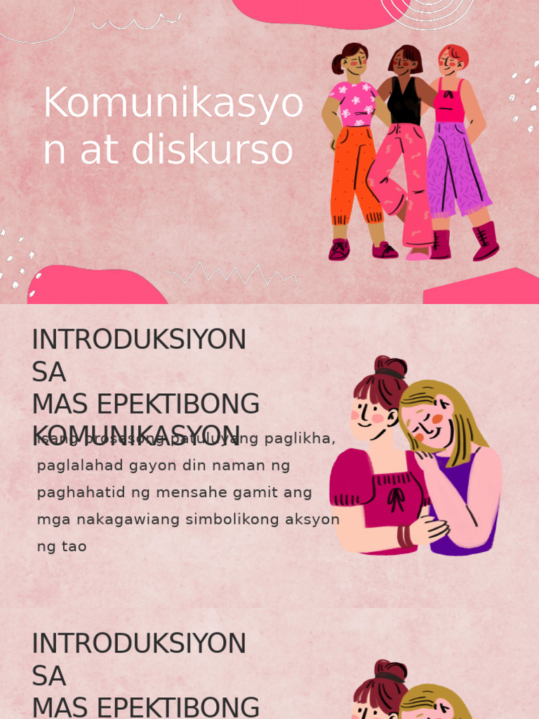 Komunikasyon at Diskurso | PDF