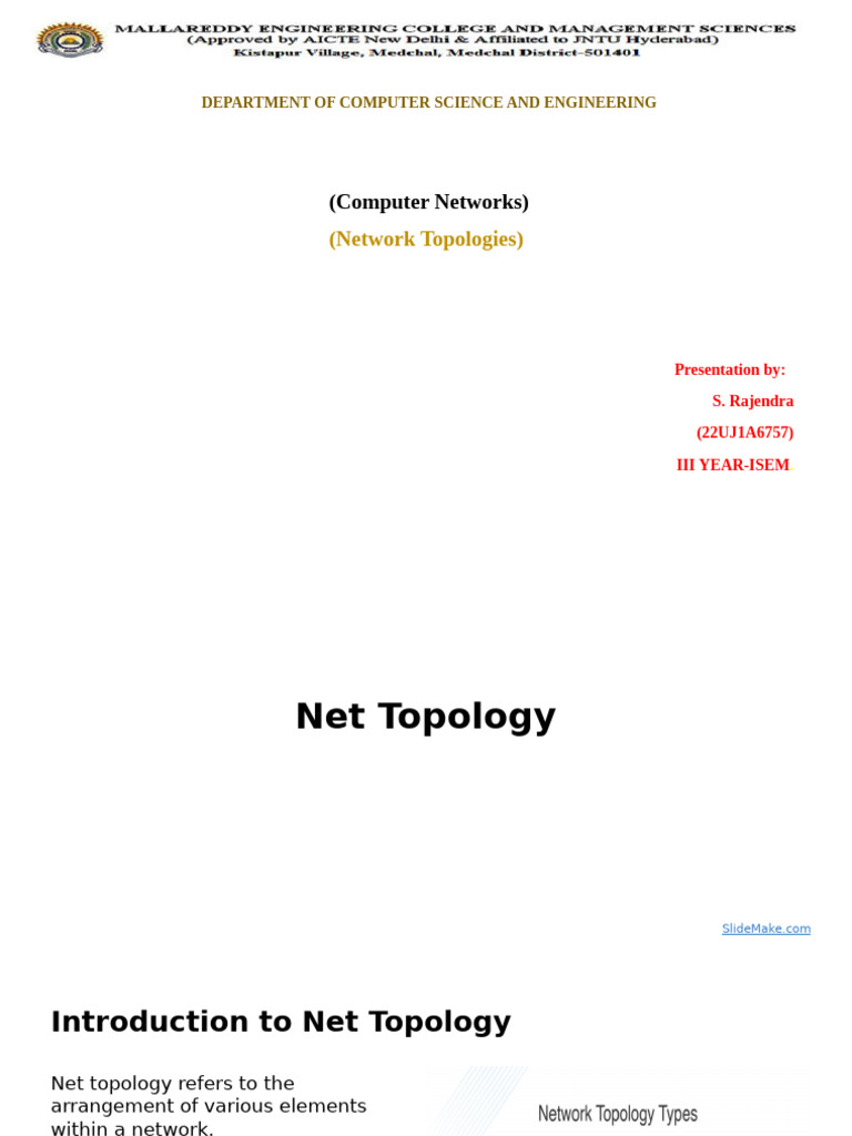 Net Topology | PDF