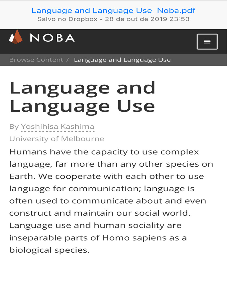 Understanding Language Use in Society | PDF | English Language | Thought