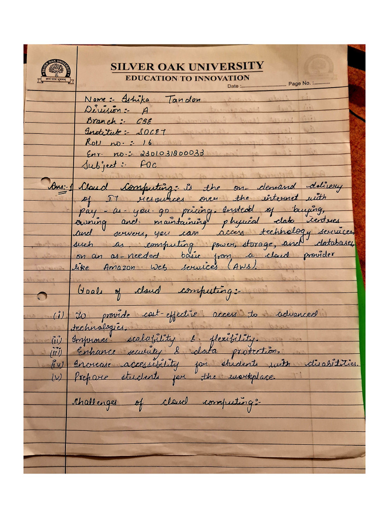 Foc Assignment 1 | PDF