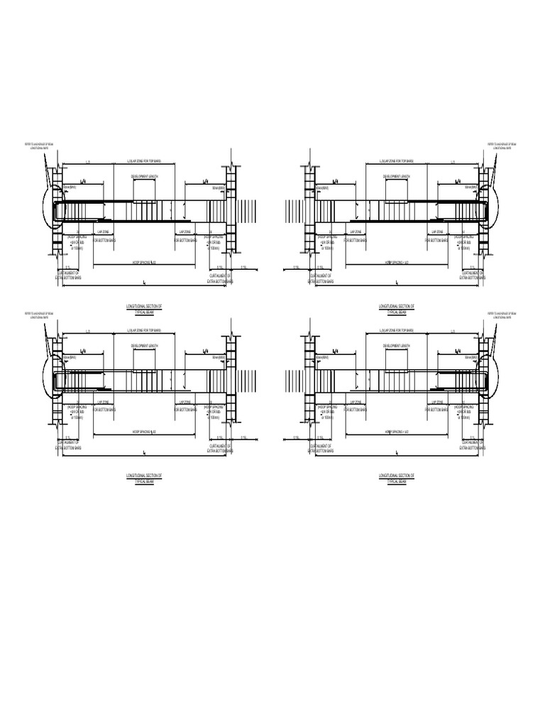 Refer To Anchorage of Beam Longitudinal Bars Refer To Anchorage of Beam ...