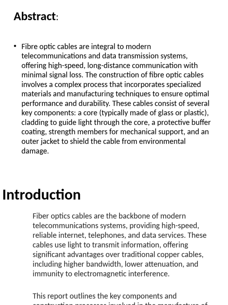 WPC Project | PDF | Optical Fiber | Fiber Optic Communication