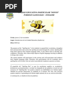 SPELLING BEE WORD LIST-4th Primary 2025 | PDF | Foods | Food And Drink ...