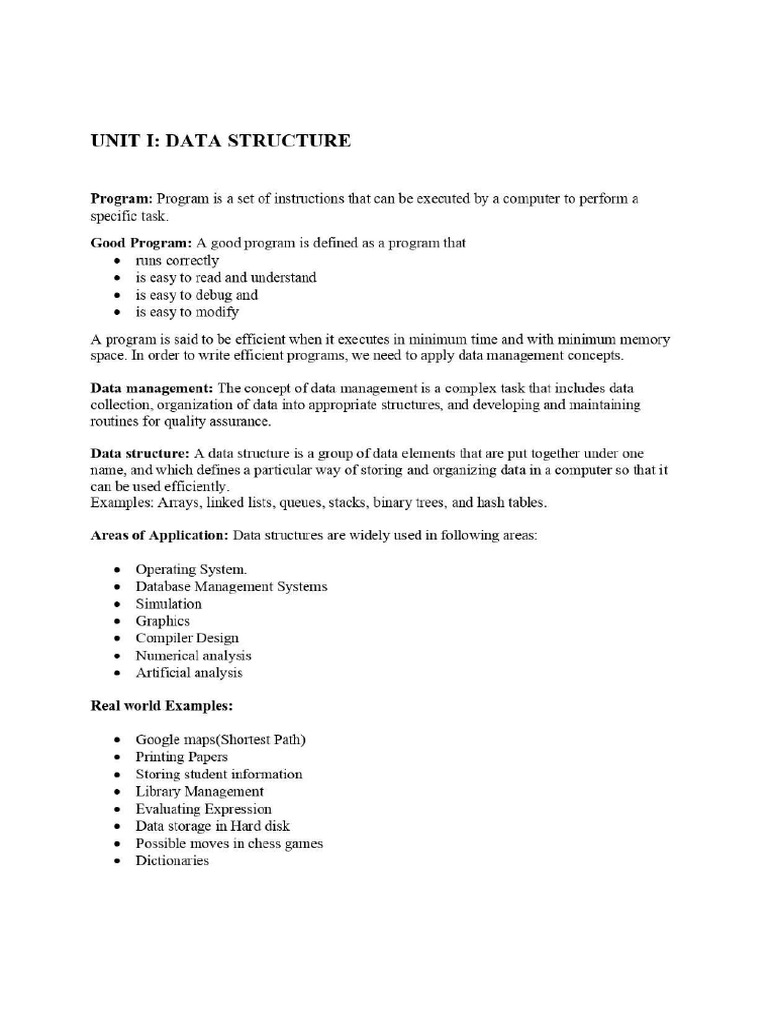 I_II_DS_UNIT_I_Final | PDF I_II_DS_UNIT_I_Final | PDF