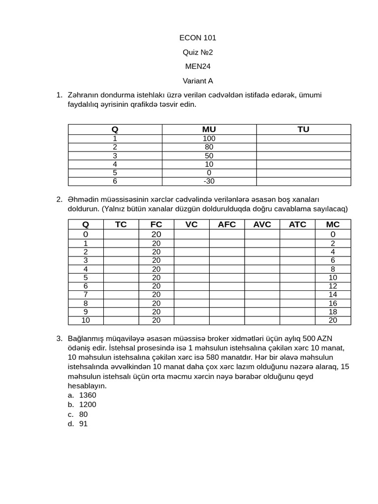 Quzi 2 | PDF