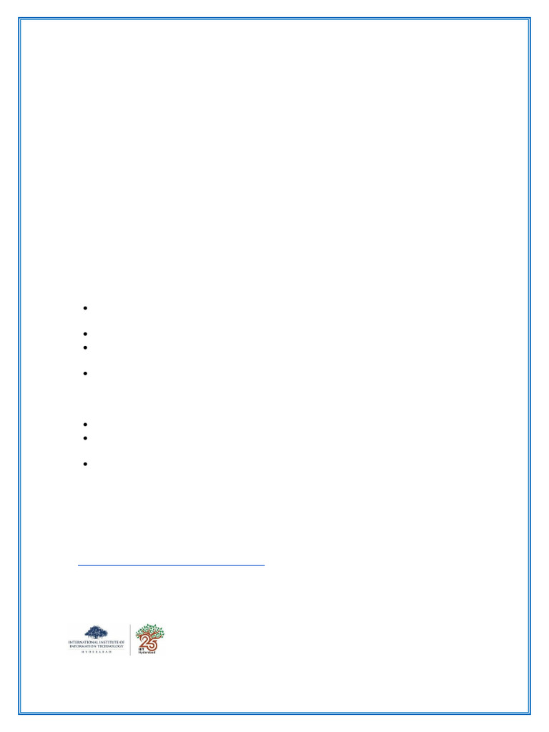 IIITH-Swecha Summer of AI - 1 Month Internship Program (Letter To ...