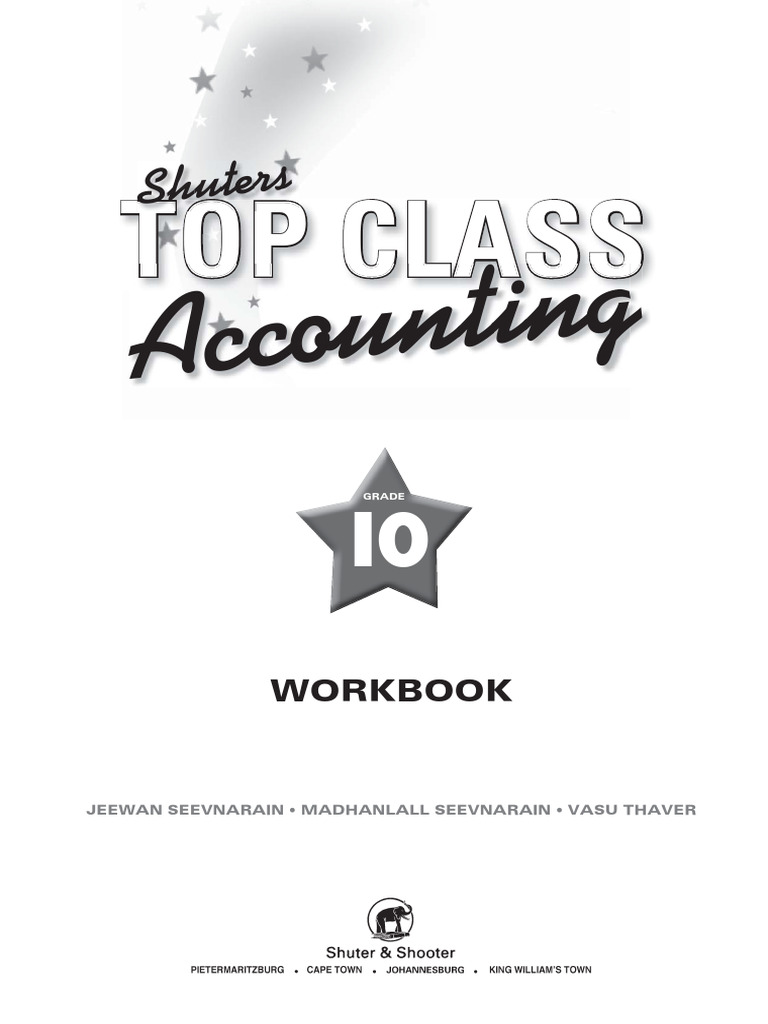 TC Accountancy G10 WB BOOK | PDF | Debits And Credits | Business Economics