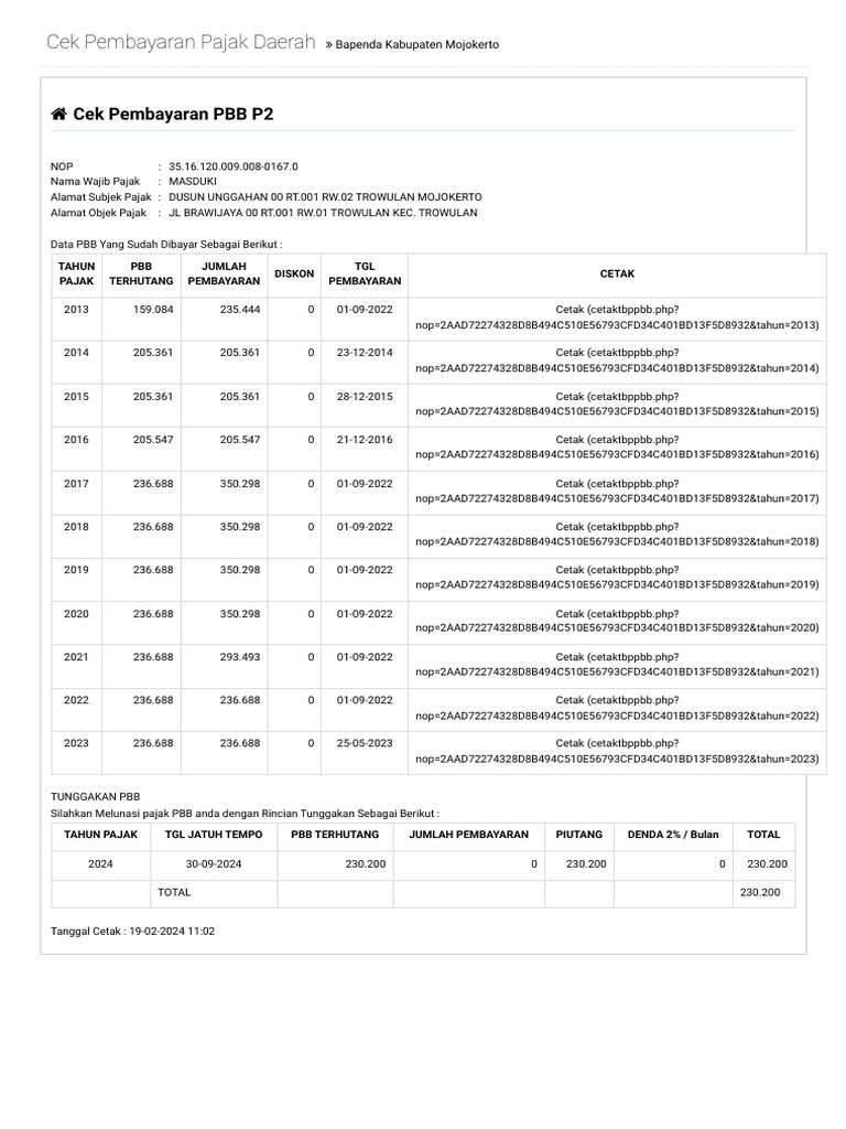 PBB Abah Masduki 2024 | PDF