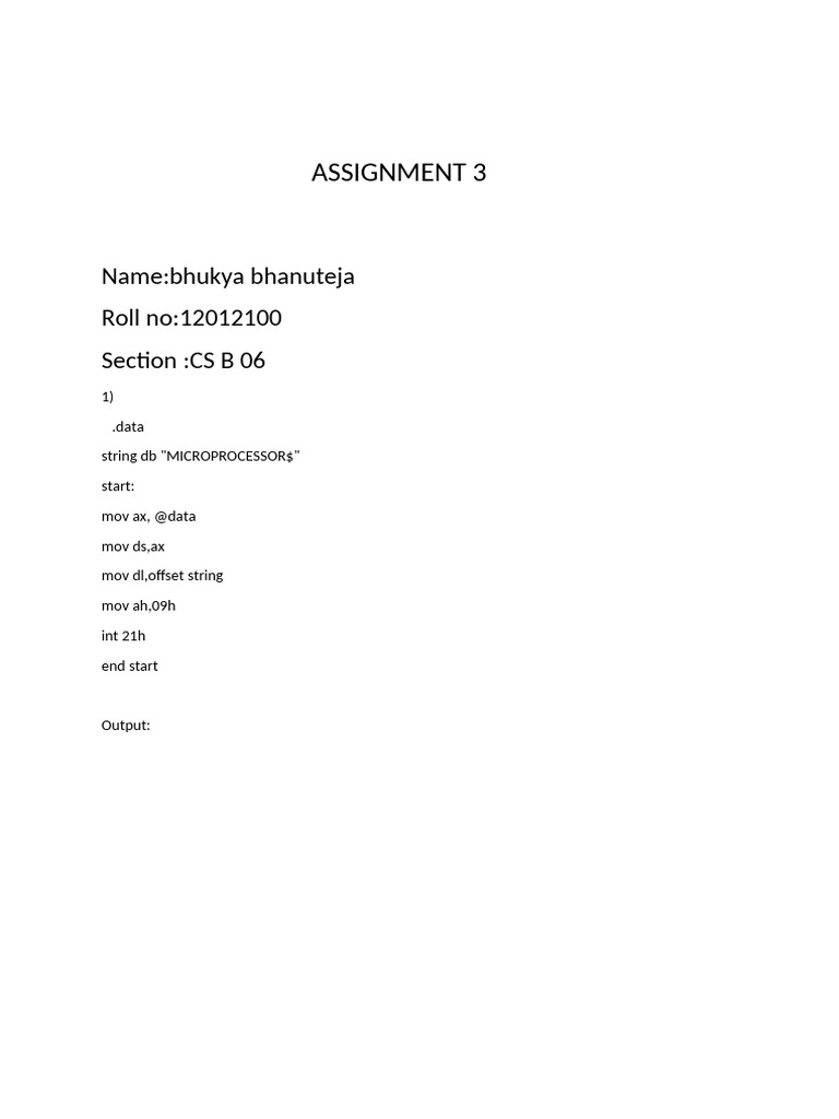 Assignment 3 | PDF
