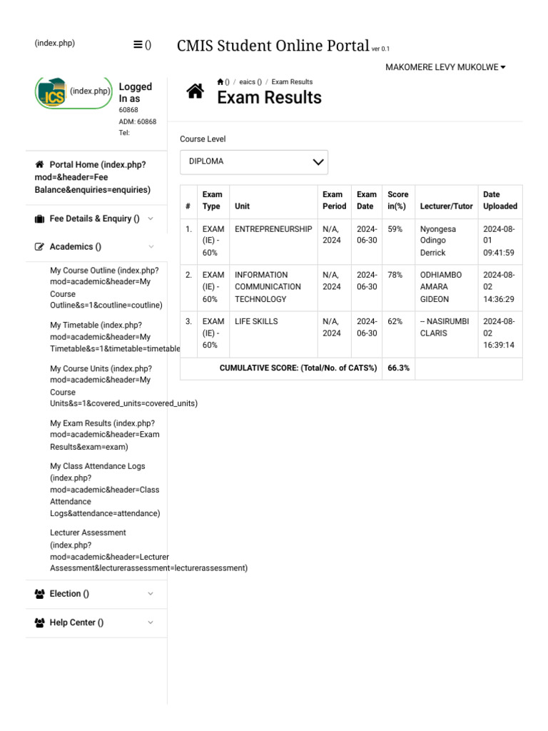 College Management Information System_ CMIS Portal | PDF