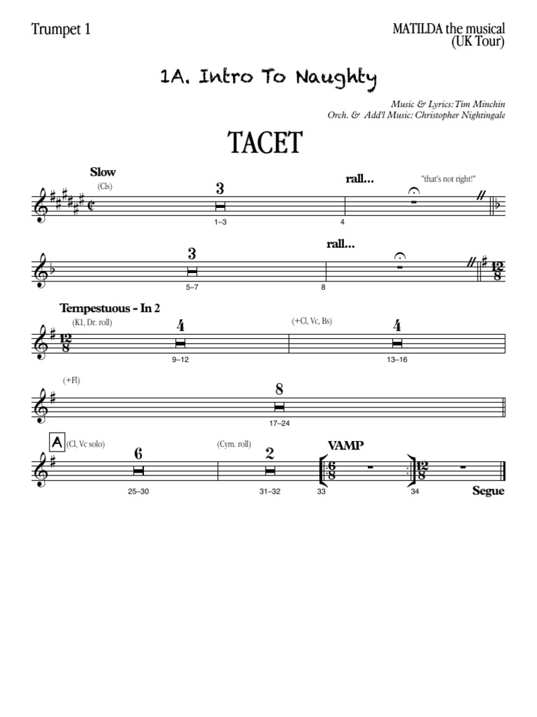 Matilda Mti Trumpet 1 | PDF