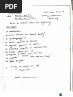 ESE HANDWRITTEN NOTES Material Science | PDF