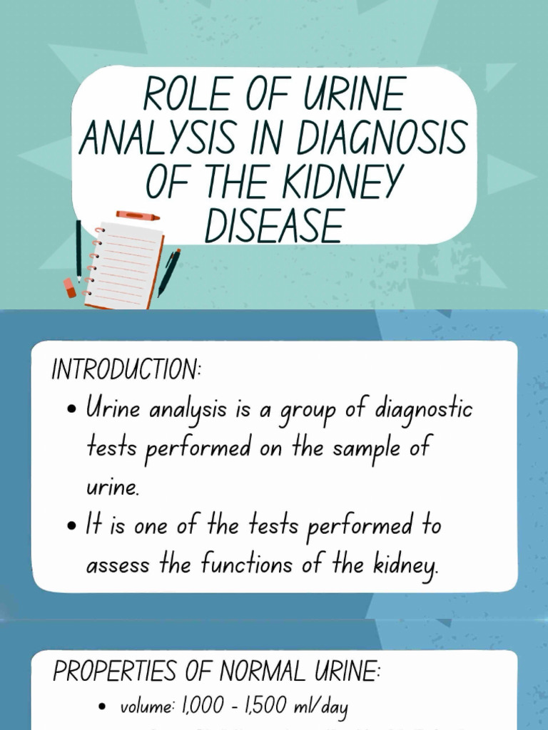 Role of Urinalysis | PDF