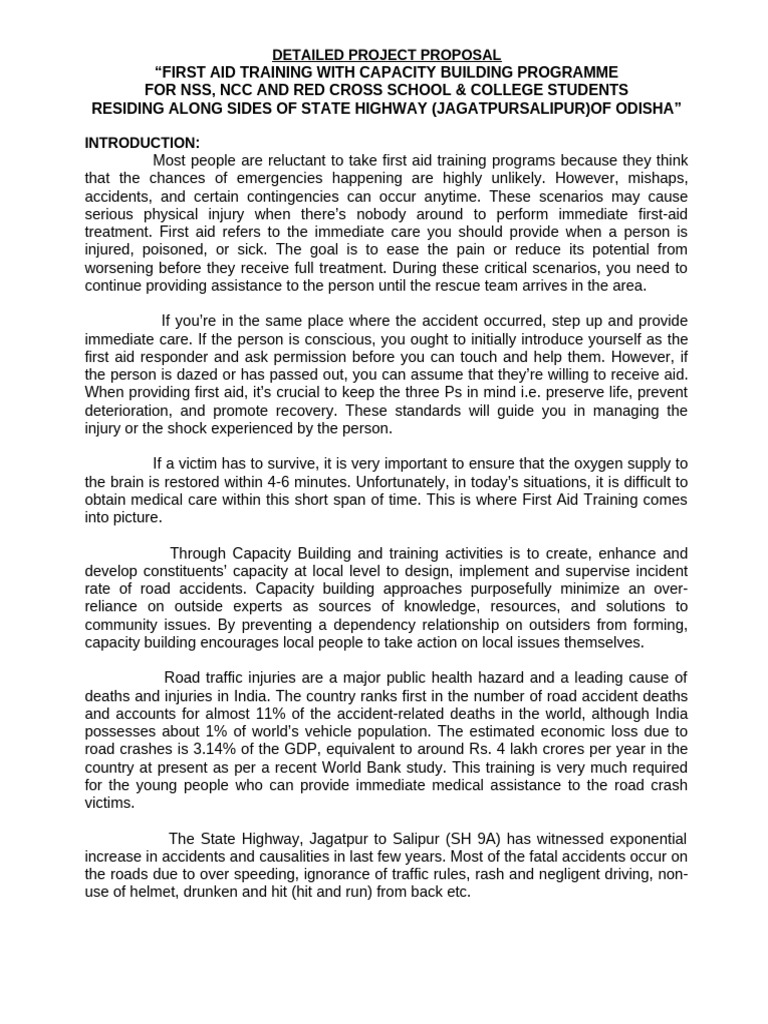 "First Aid Training With Capacity Building Programme For NSS, NCC and ...