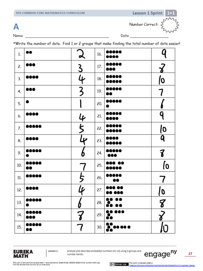 Grade 1 Math Module 1 3 Pdf Creative Commons License Mathematics